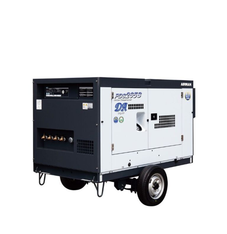600 cfm Air compressor - Airman PDS600SD-4C5 -Dry-Air type | Silver ...