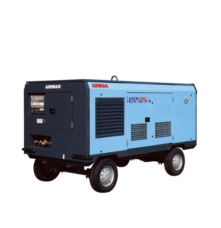 600 cfm Air compressor - Airman PDS600S -Variable Pressure type ...